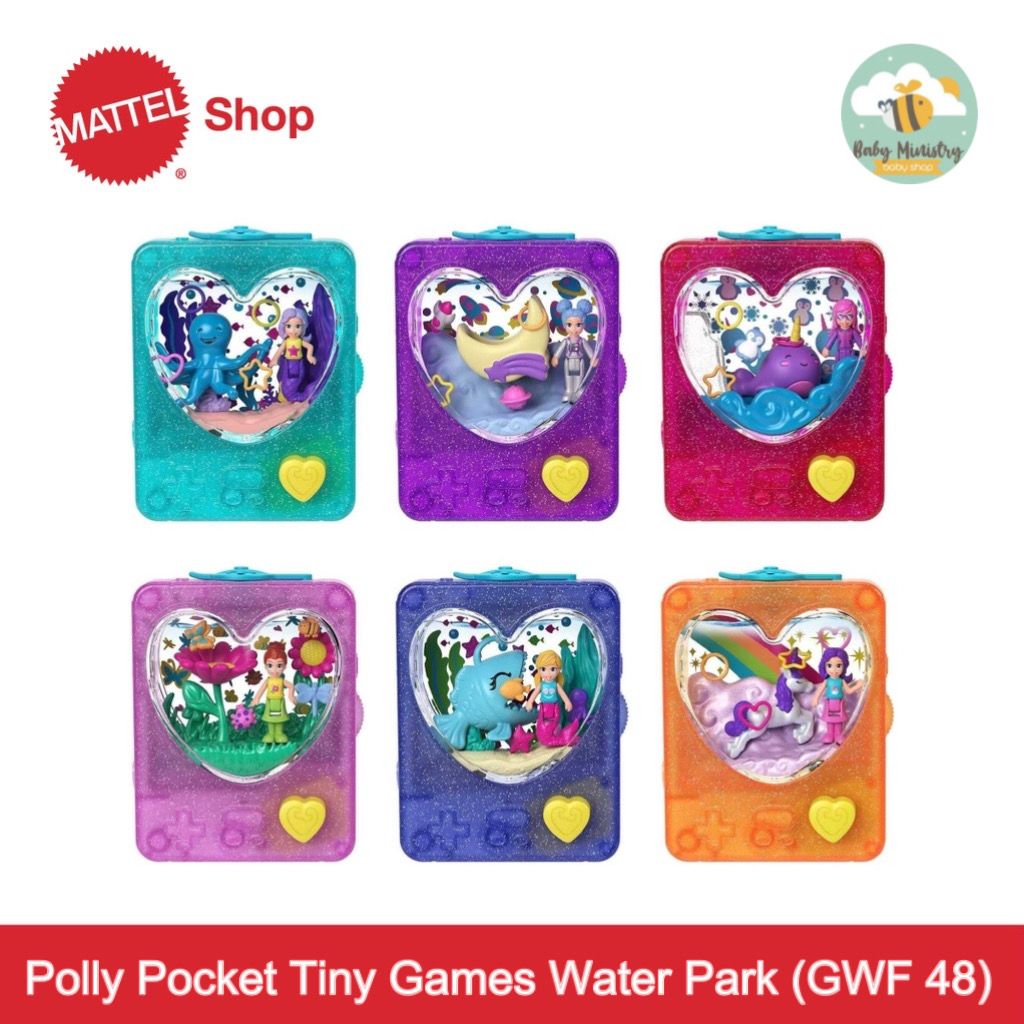 Fisher PRICE (GWF48) POLLY POCKET TINY GAMES STYLE WATER PARK/Kids ...