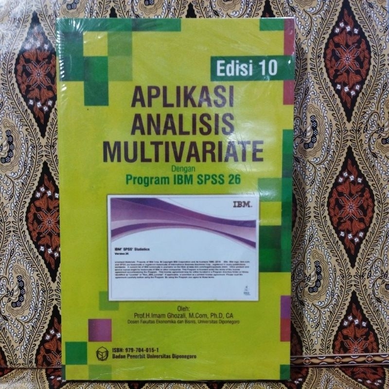 Multivariate Analysis Application Book Using the IBM SPSS 26 Program | Shopee Singapore