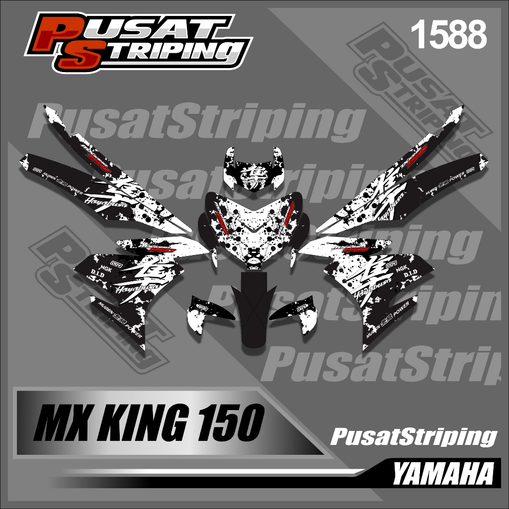 Decal Custom Sticker MX KING Full Body Hayabusa Vector Design Ready ...