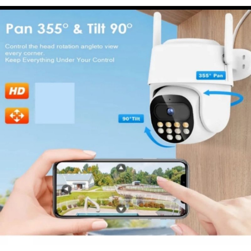 Icsee IP Cam Outdoor PTZ Speed Dome Wireless Camera full HD night ...