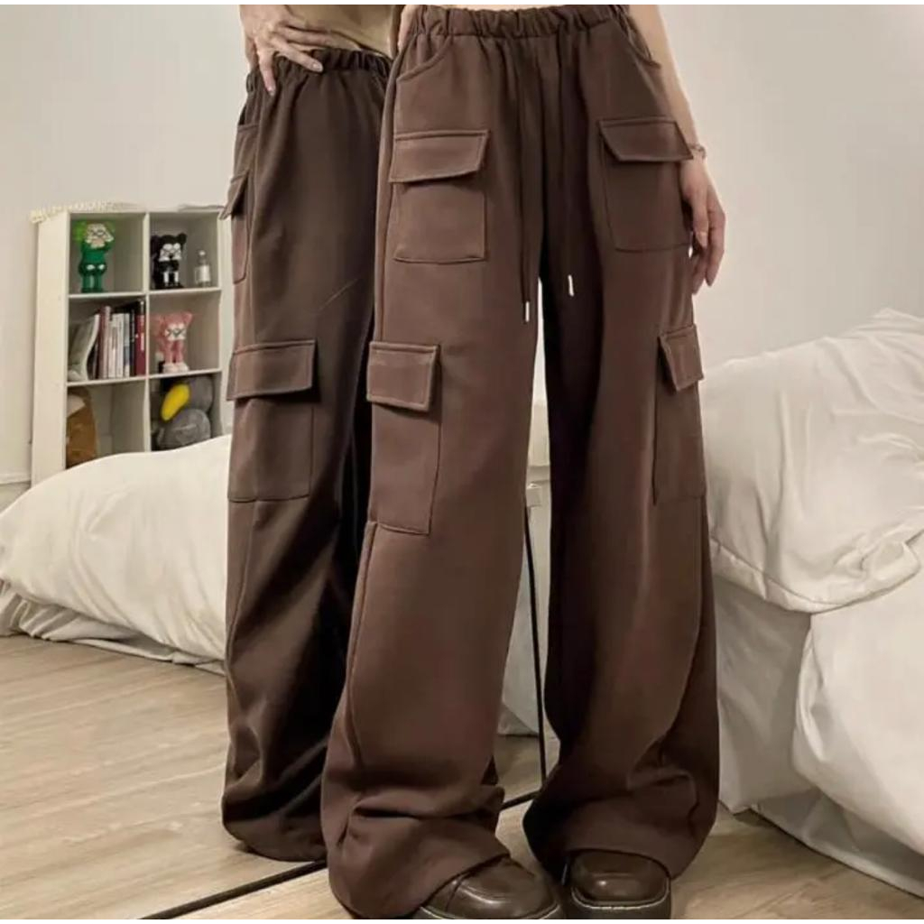 Jooly PANTS CARGO Women's Trousers - Women's SPORTY Culottes | Shopee ...