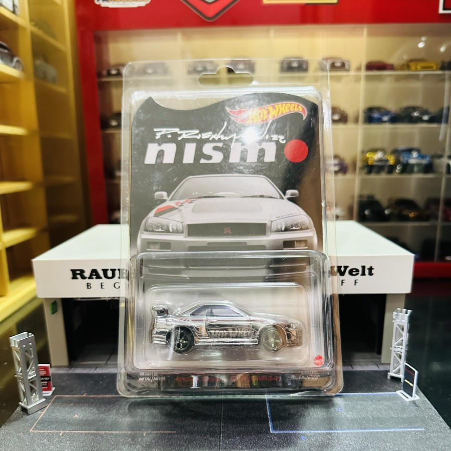Hotwheels RLC 2022 Nissan Skyline GTR R34 (BNR34) Nismo Silver SIGNAL ...