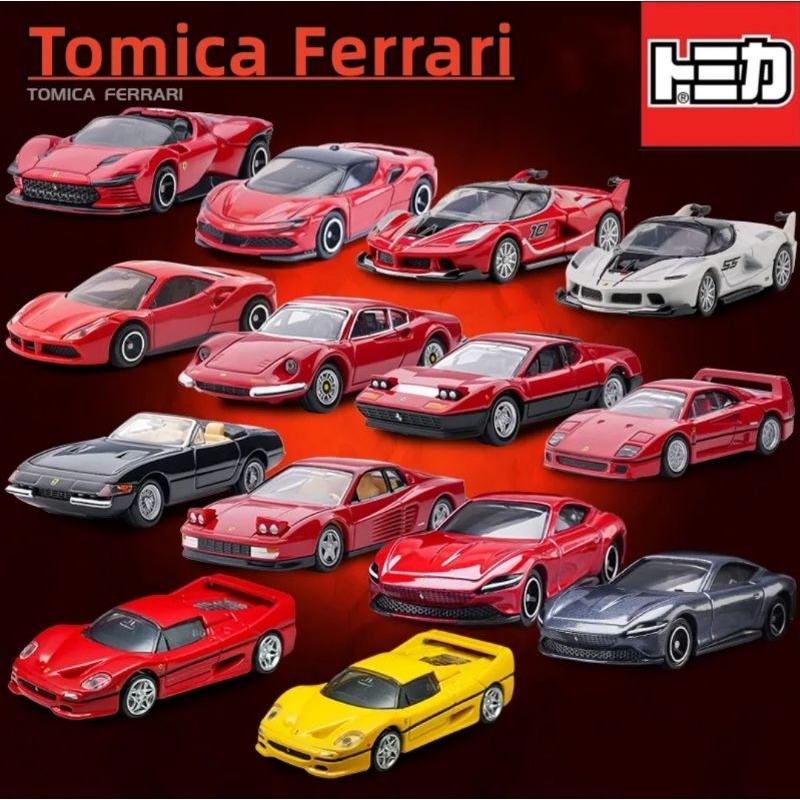 Tomica Ferrari Takara Tomy Original Diecast Miniature Car | Shopee ...