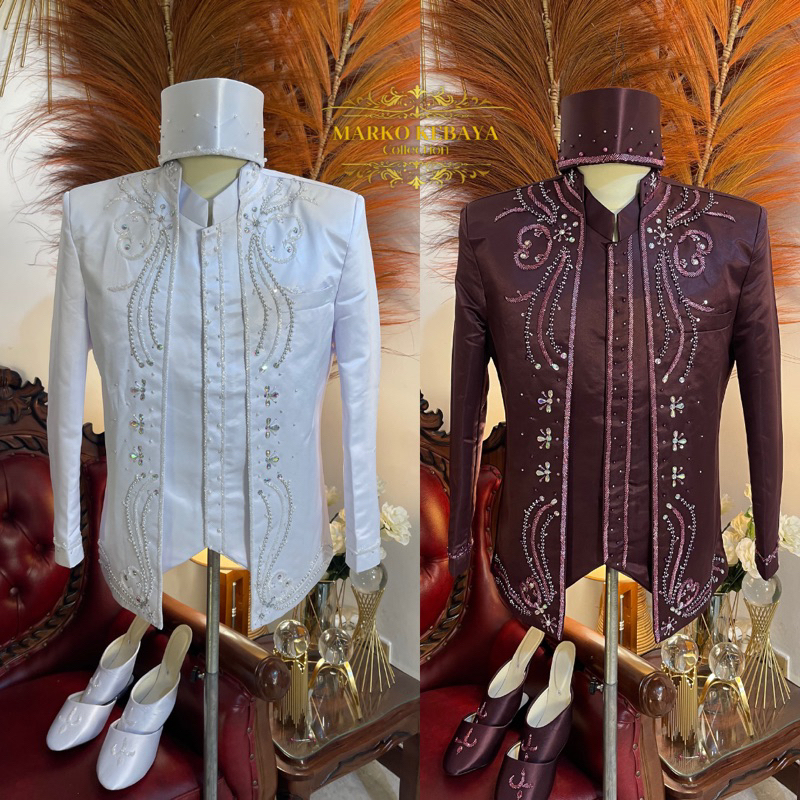 PUTIH Bridal Basofi | Beskap | Bridal Beskap | Premium bridal Beskap ...