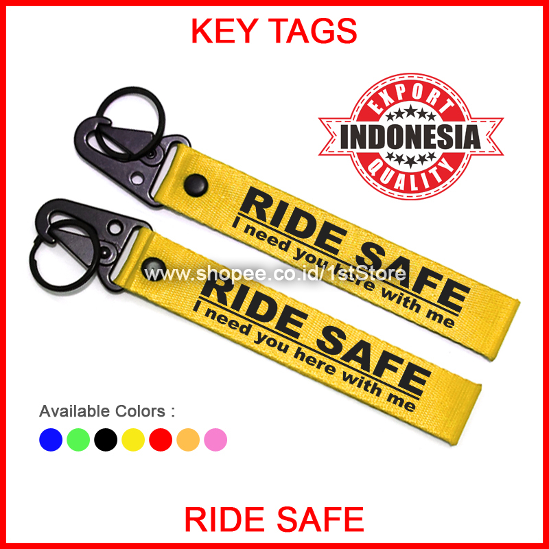 GANTUNGAN RIDE SAFE KEYCHAIN PREMIUM SAFETY RIDING GEAR KEYCHAIN COOL MOTORCYCLE KEY BIKE BAG ...