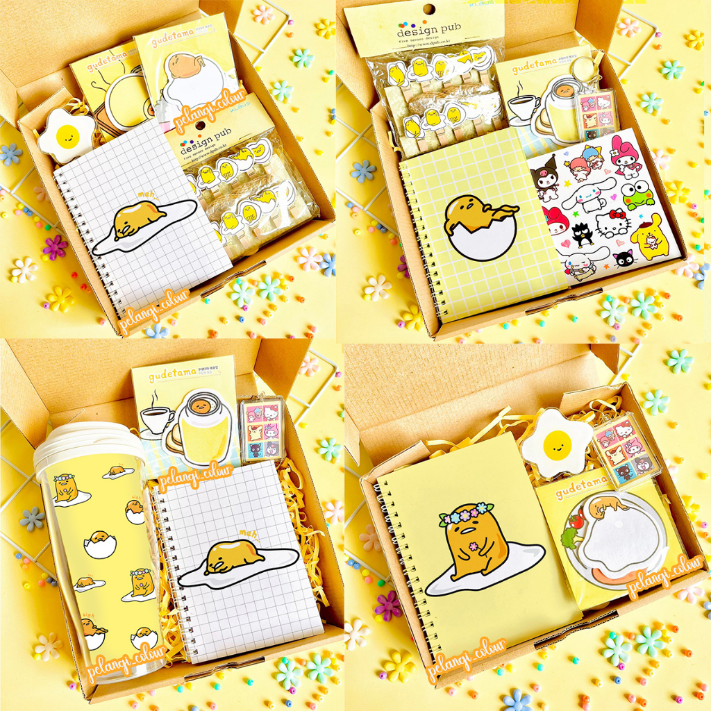 Gudetama Hampers / Gudetama Gift Box / Gudetama Gift Packages | Shopee ...