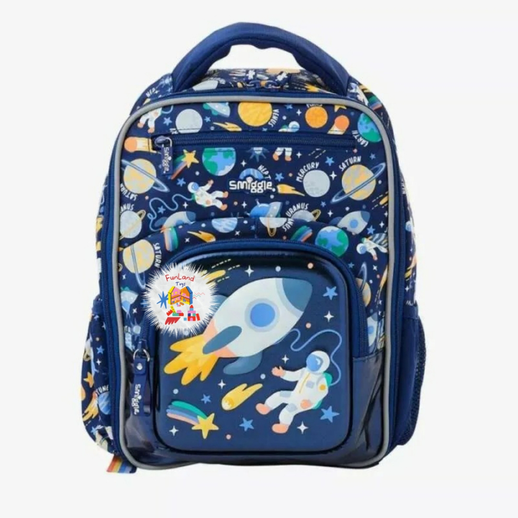 Smiggle Sky Hi Junior Ultra Ergonomic Backpack - Planet | Shopee Singapore