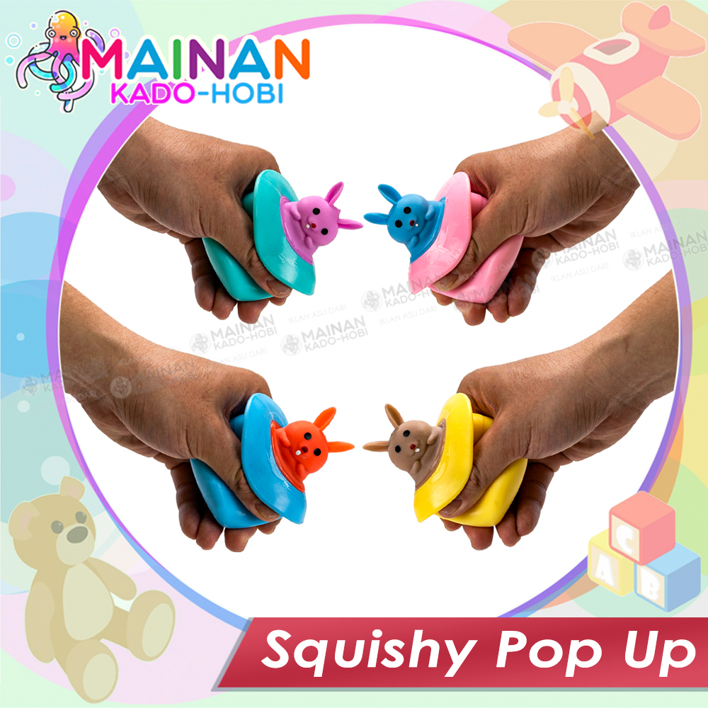 CHILDREN'S TOYS RELIEVE STRESS TOYS SQUISHY POP UP CHARACTER ANIMAL ...