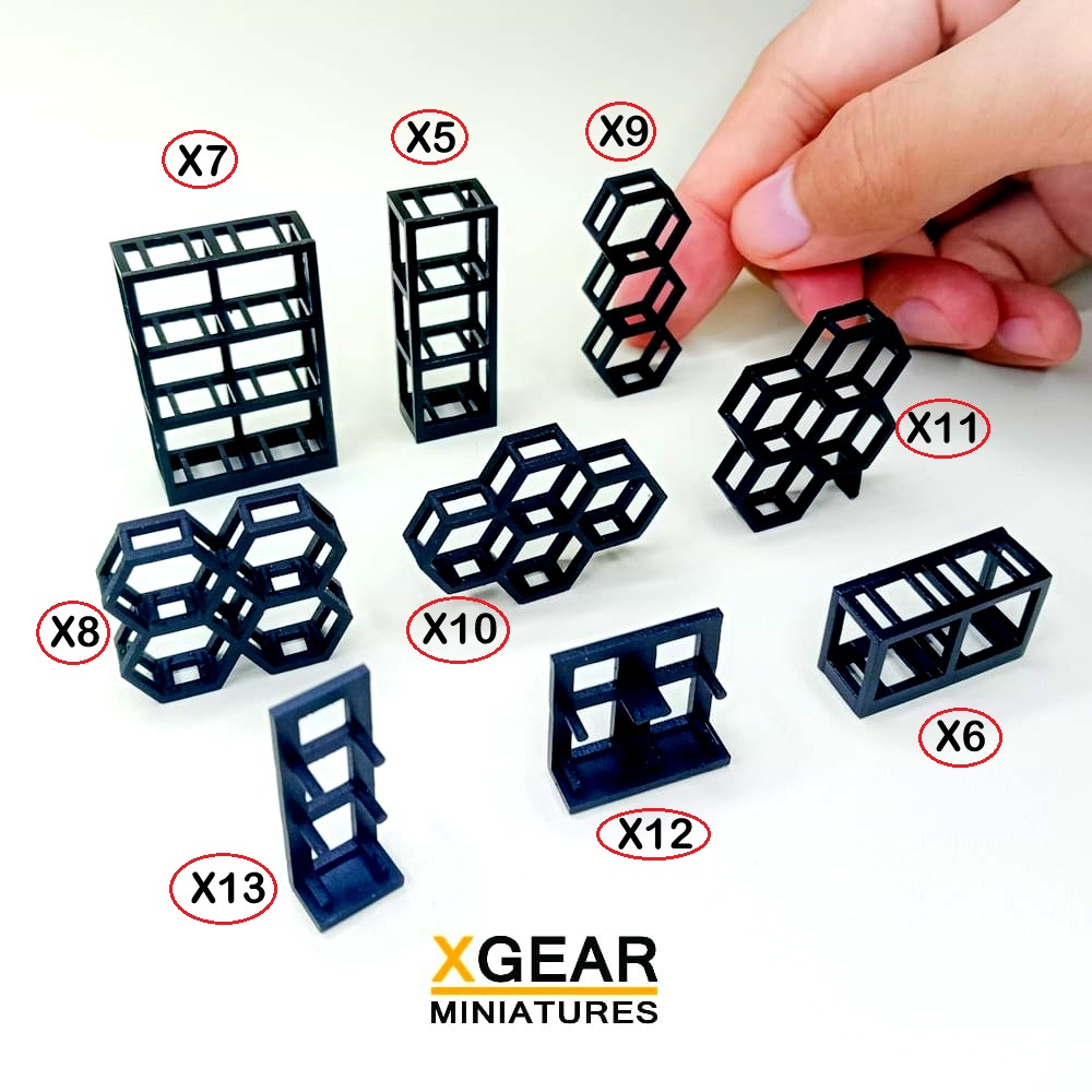 Xgear TIRE & RIMS DISPLAY RACK for DIORAMA with DETAILING PART DIORAMA ...