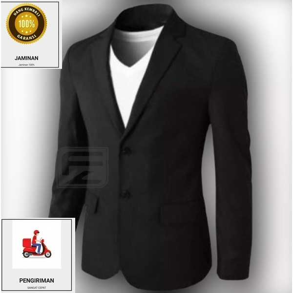 HITAM Boneh Jas Black Formal Men Jas Nikah Jas Graduation Jas Black Jas ...