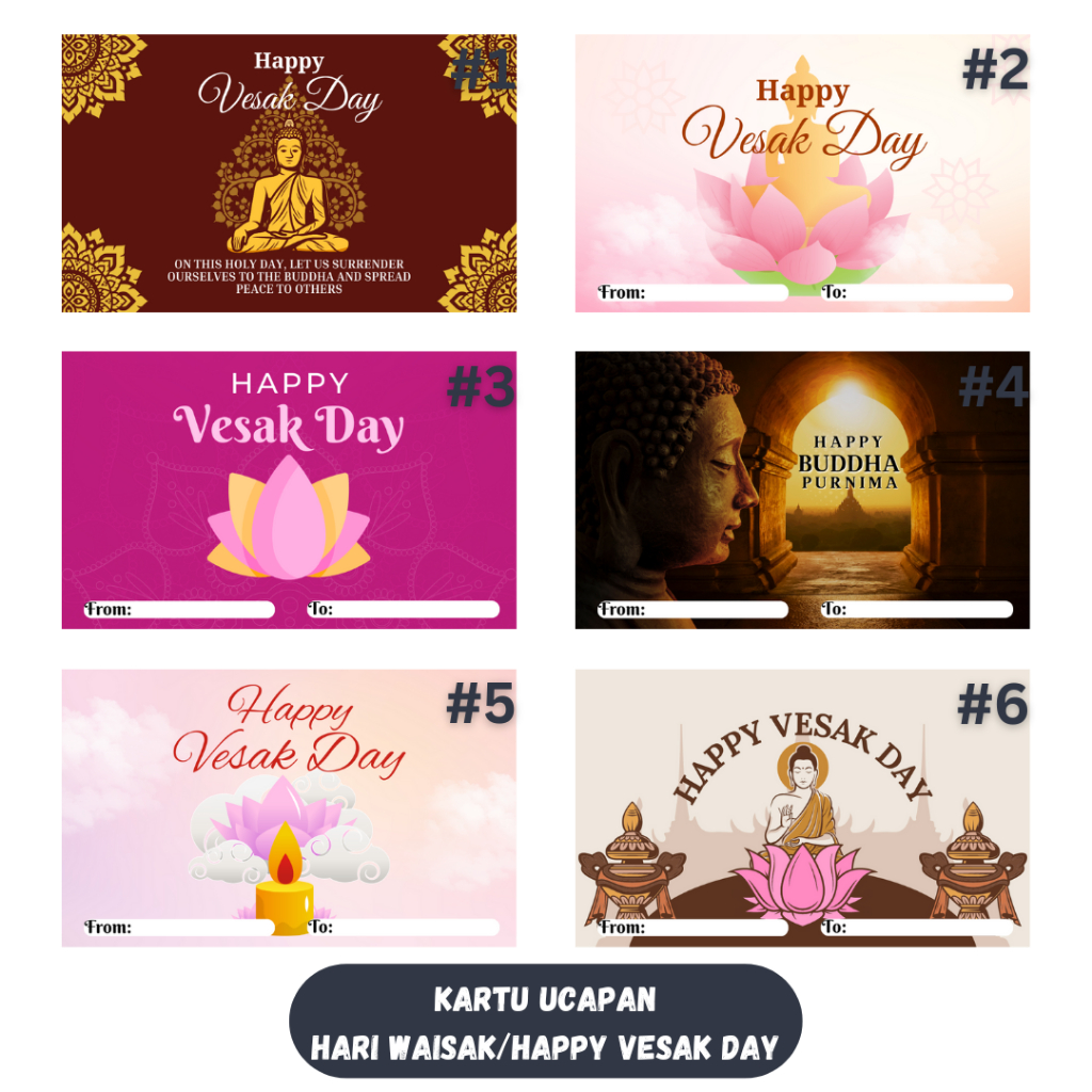 Waisak Greeting Card | Vesak Day Greeting Card | Vesak Day | Waisak ...