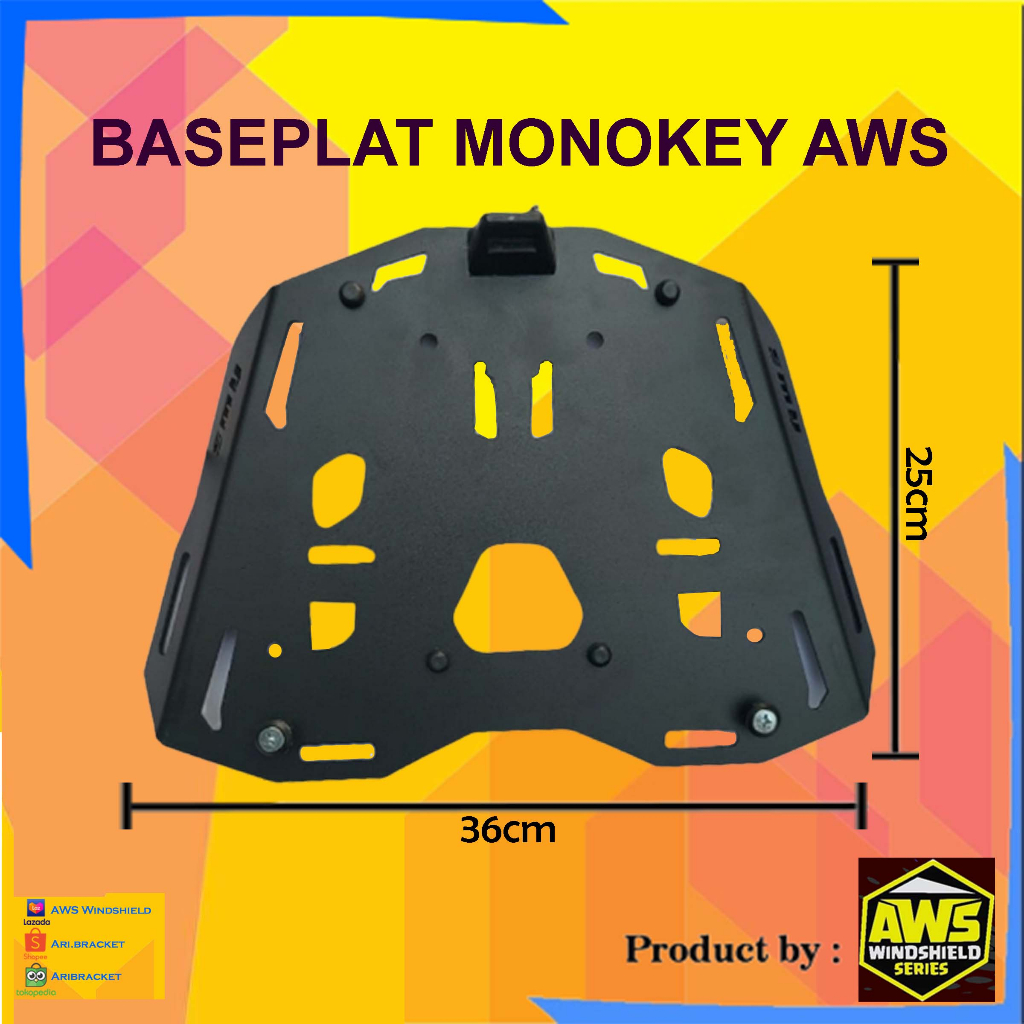 Baseplate Box Givi Kappa Monokey system Baseplate AWS Monokey | Shopee ...