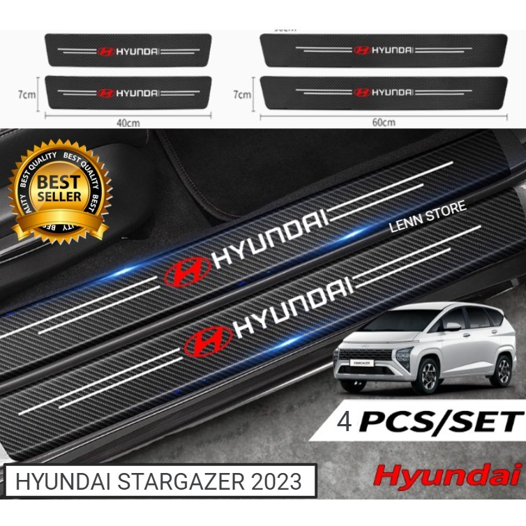 Hyundai STARGAZER X 2023 2024 2025 Car Door Sill Plate Protector ...