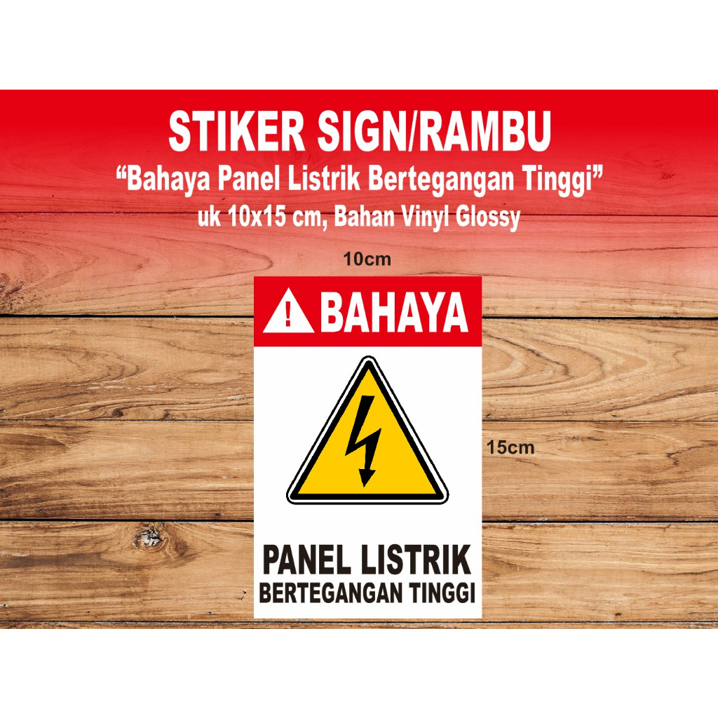 Sign stickers - high voltage electrical panel stickers - k3 stickers ...