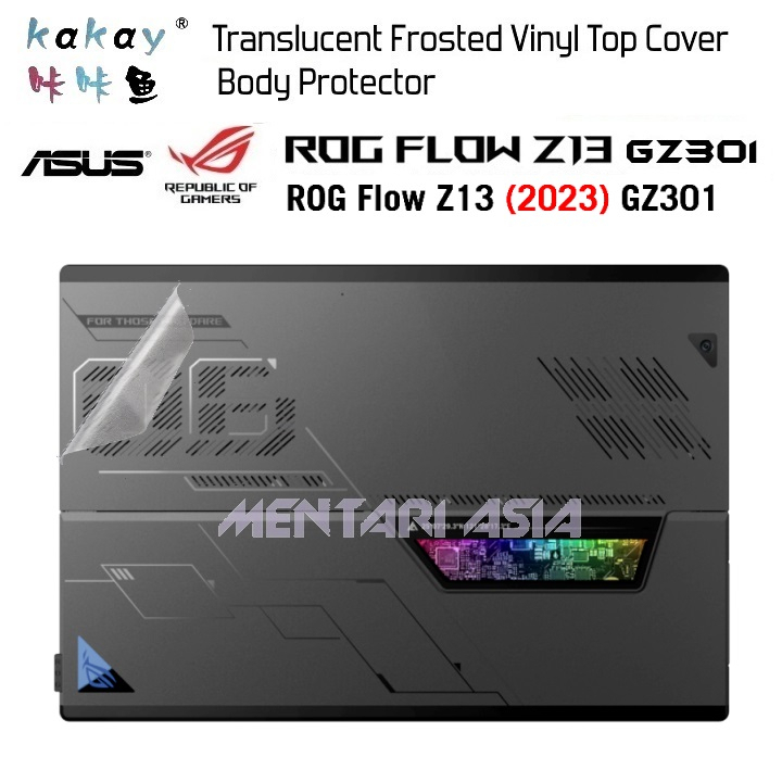 Asus ROG Flow Z13 Body Protector 2023 - KAKAY 3-pcs Premium MATTE ...