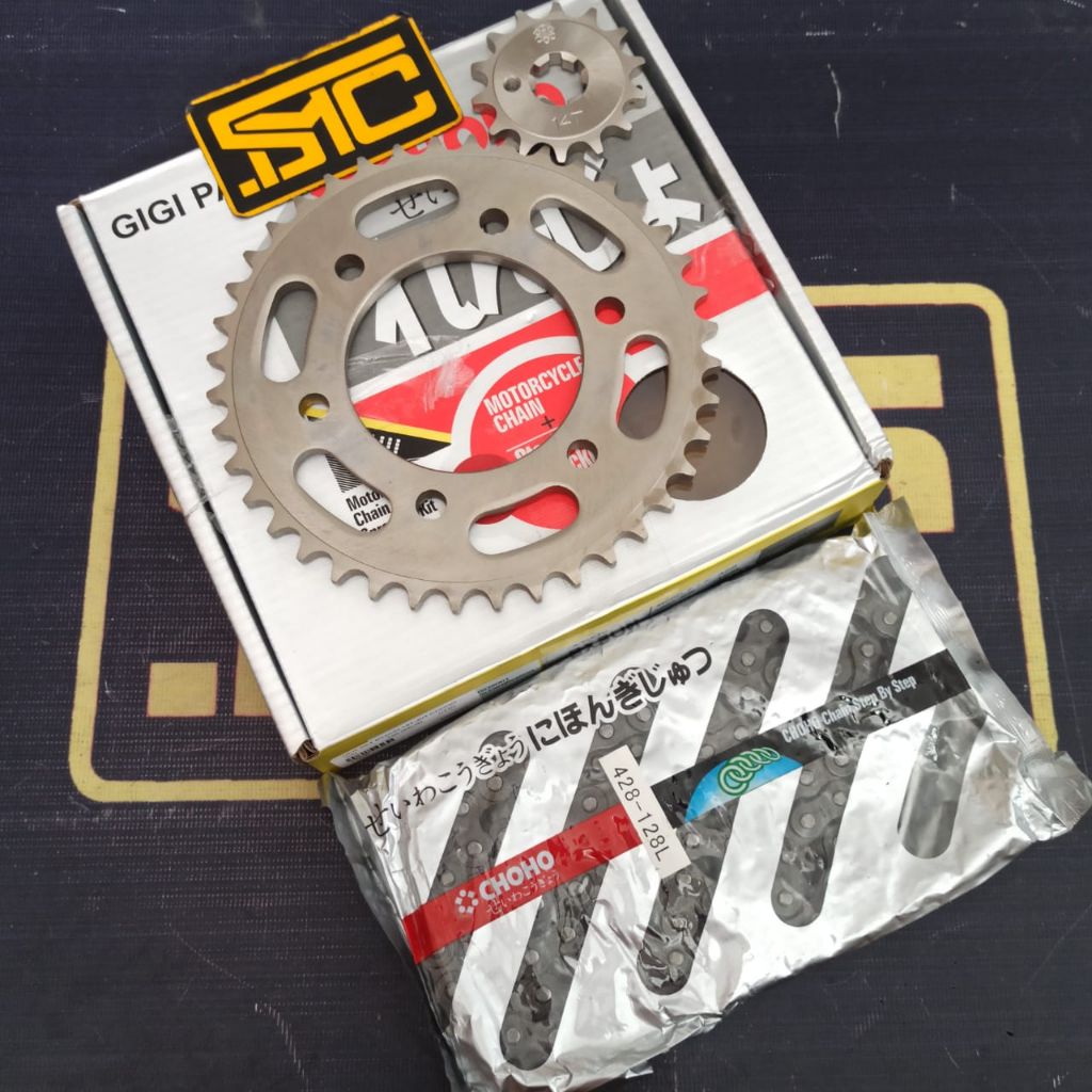 Drive Chain Kit Sprocket Assy/ Gear Set Choho Yamaha SZ 150 Wheel Chain ...