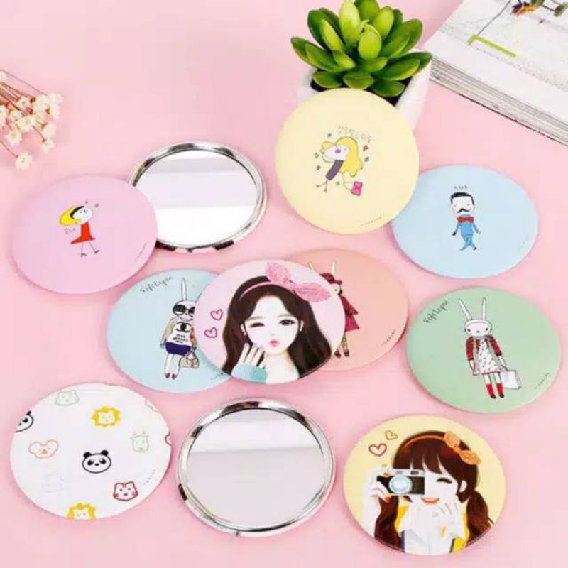 Portable mirror (cute mirror) | Shopee Singapore