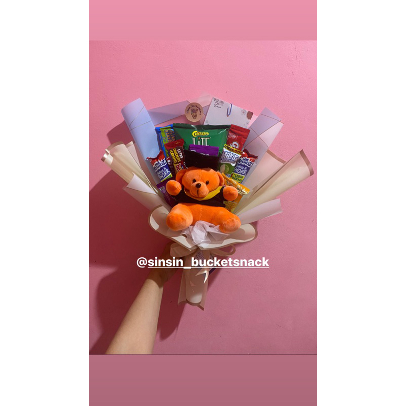 Free Cardboard bucket snack Doll Graduation Gift bucket snack Gift ...