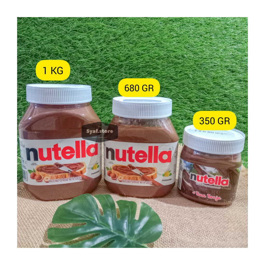 Nutella Chocolate Jam|Nutella Hazelnut Spread|350gr|680gr|1kg|Halal ...