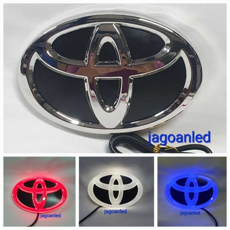 Led Toyota Logo Car Emblem | Shopee Singapore