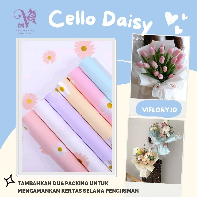 Daisy Bicolor BOUQUET PAPER (Bicolor white) | Shopee Singapore