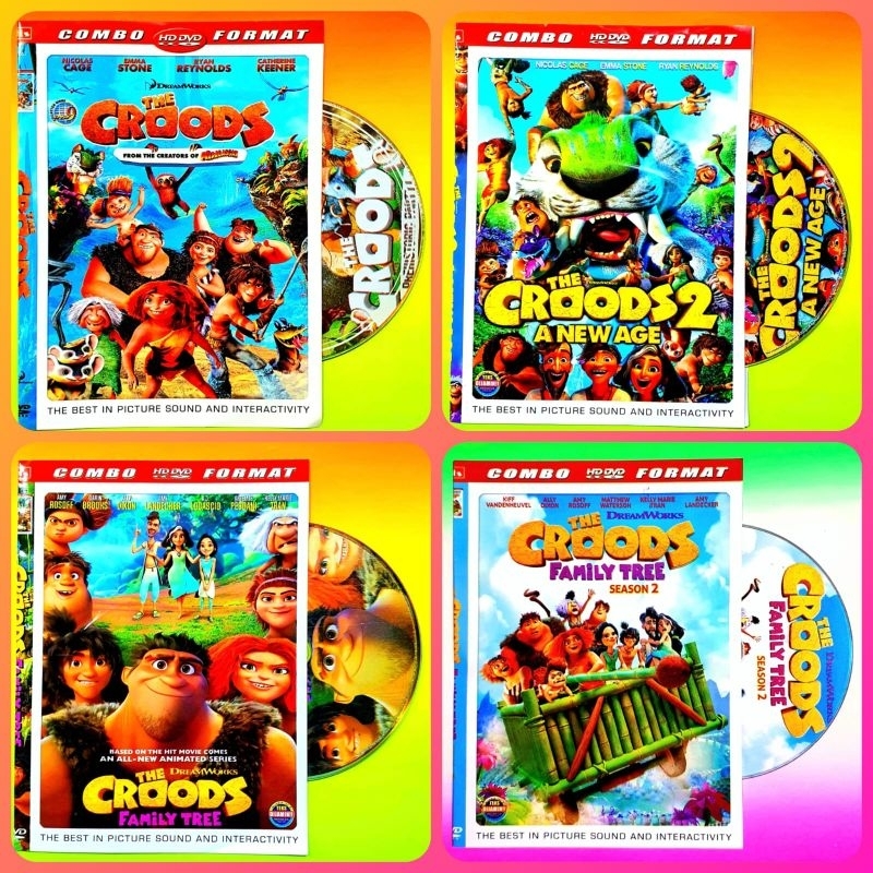 DISNEY NEWEST FILM THE CROODS CASSETTE-NEW CROODS CARTOON CHILDREN'S ...