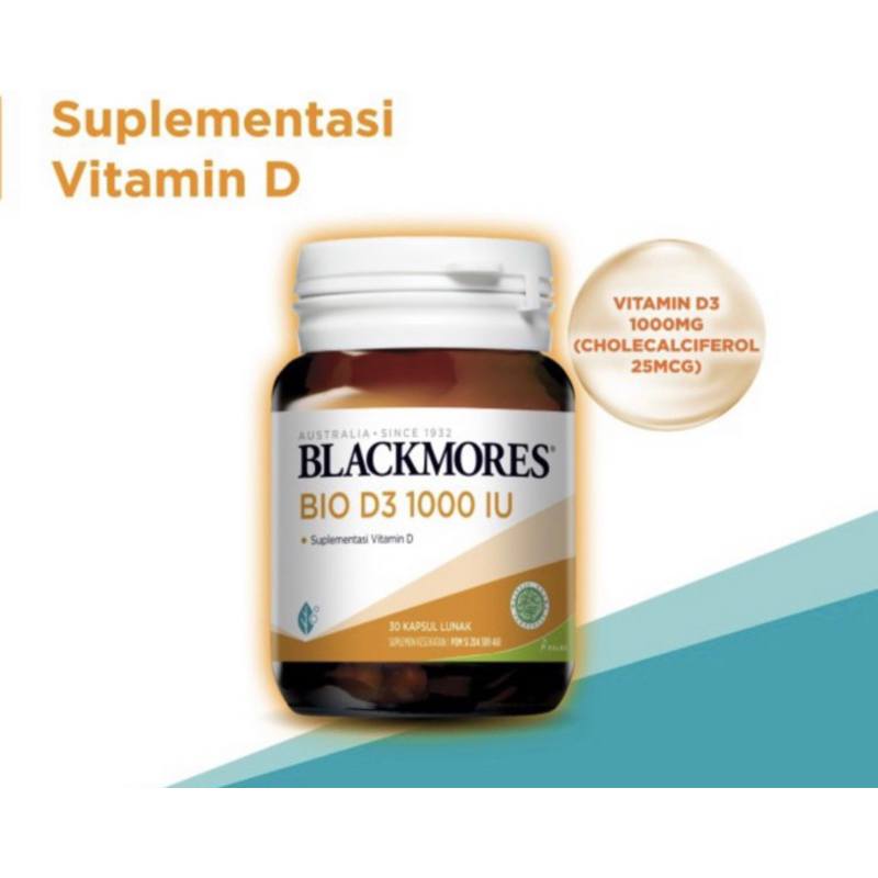 Blackmores vitamin D3 1000 IU 60 tablets (meets vitamin D needs ...