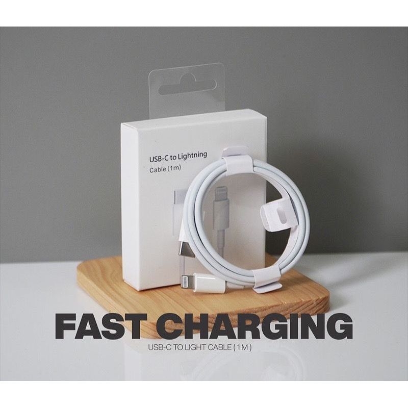 Original Type C To Lghting Charger Cable (Cable Only) | Shopee Singapore