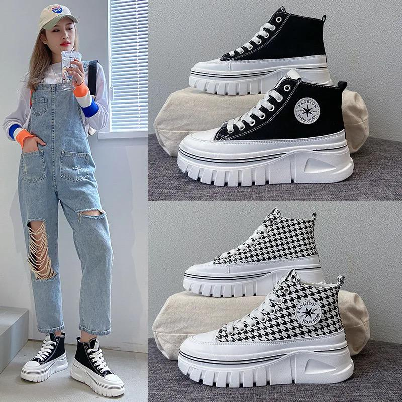 GWEI FASHION WOMEN'S CANVAS SNEAKERS | Shopee Singapore