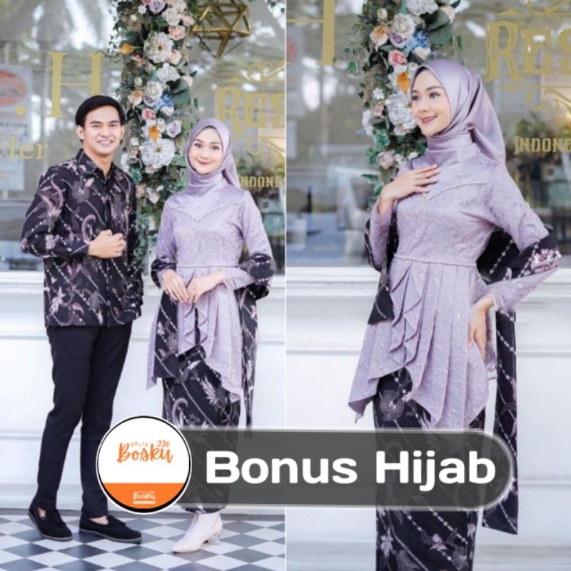 Batik Couple Kebaya Modern Kebaya Graduation Proposal Engagement Dress ...