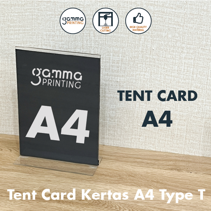 Acrylic A4 Brochure Holder / Acrylic Tent Card Holder / 2 Sides Wide ...