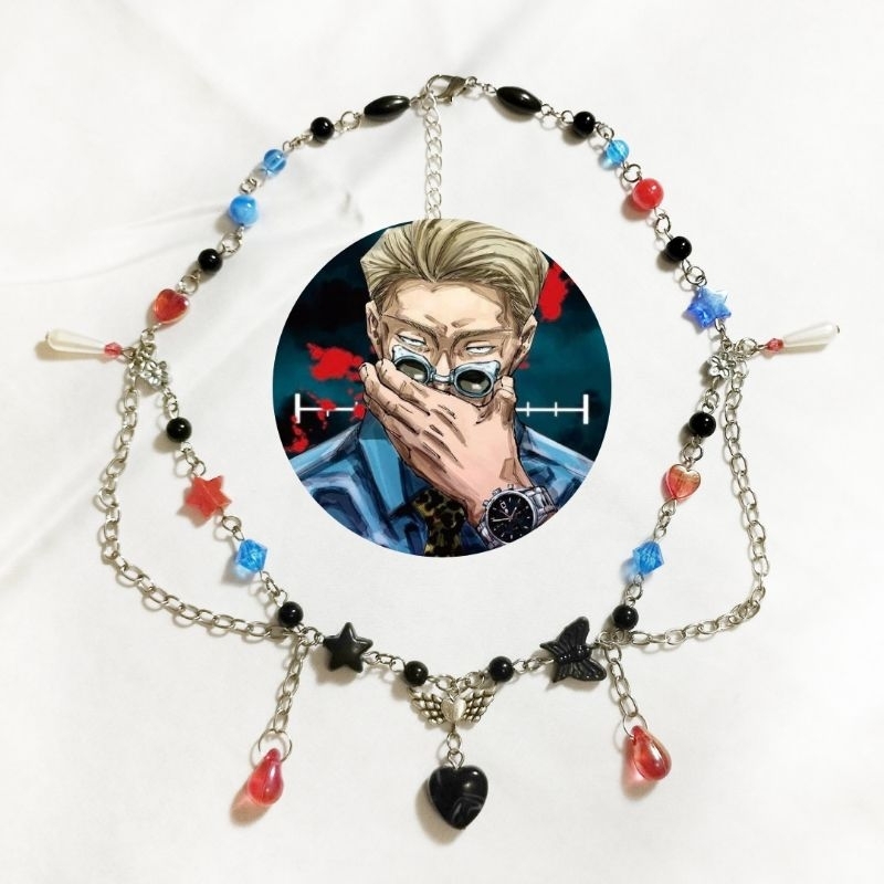 Jujutsu Kaisen inspired necklaces: Nanami Kento cursed technique "Black ...