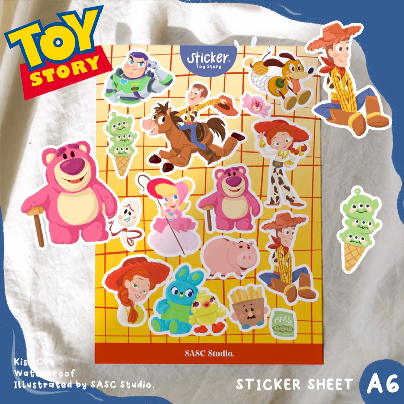 Toy Story sticker | Deco, aesthetic Cute kiss cut Stickers, woody buzz ...