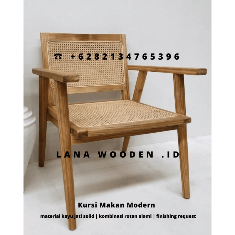 Modern minimalist dining chairs, aesthetic, quality solid teak wood ...