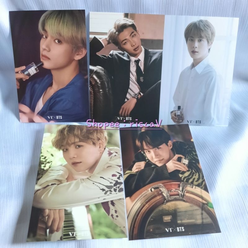 Official Postcard BTS x VT Cosmetics L'atelier des Subtils Taehyung RM ...