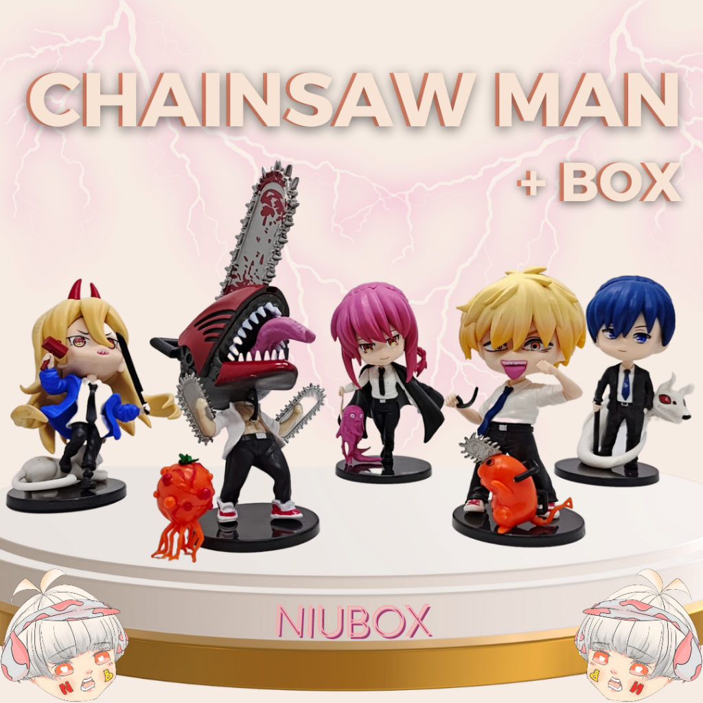 Chainsaw Man Cheap Action Figures!! Display, Merchandise (Denji, Makima ...