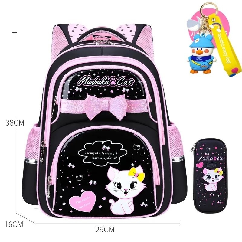 School Backpacks For Girls Cartoon Hello Kitty Fashion Bags Cute Girls ...