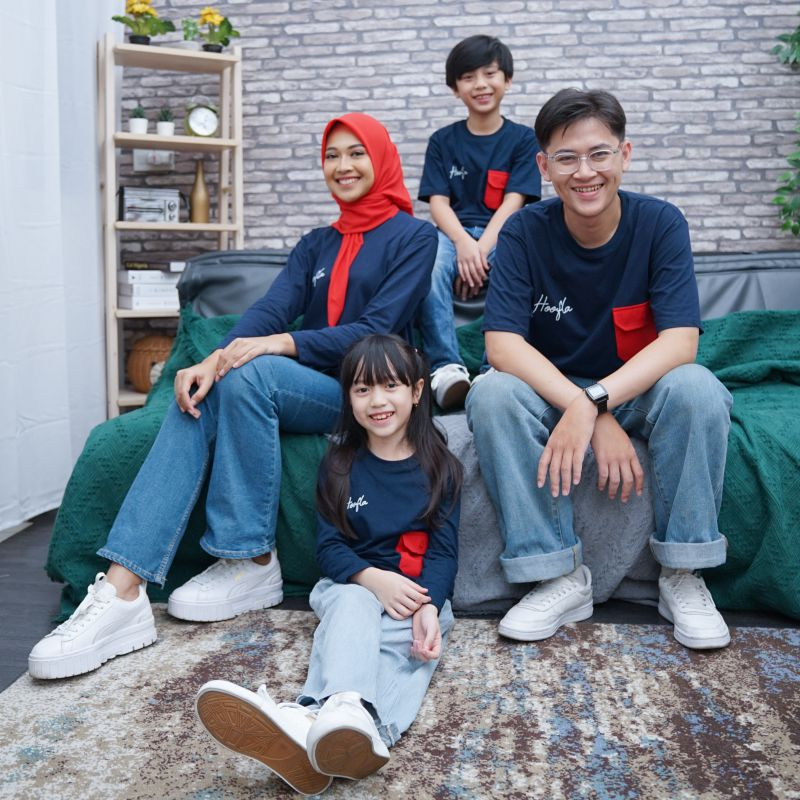 Kids - Kaos Family Couple Family Son Father Mother Lukita Series Navy ...
