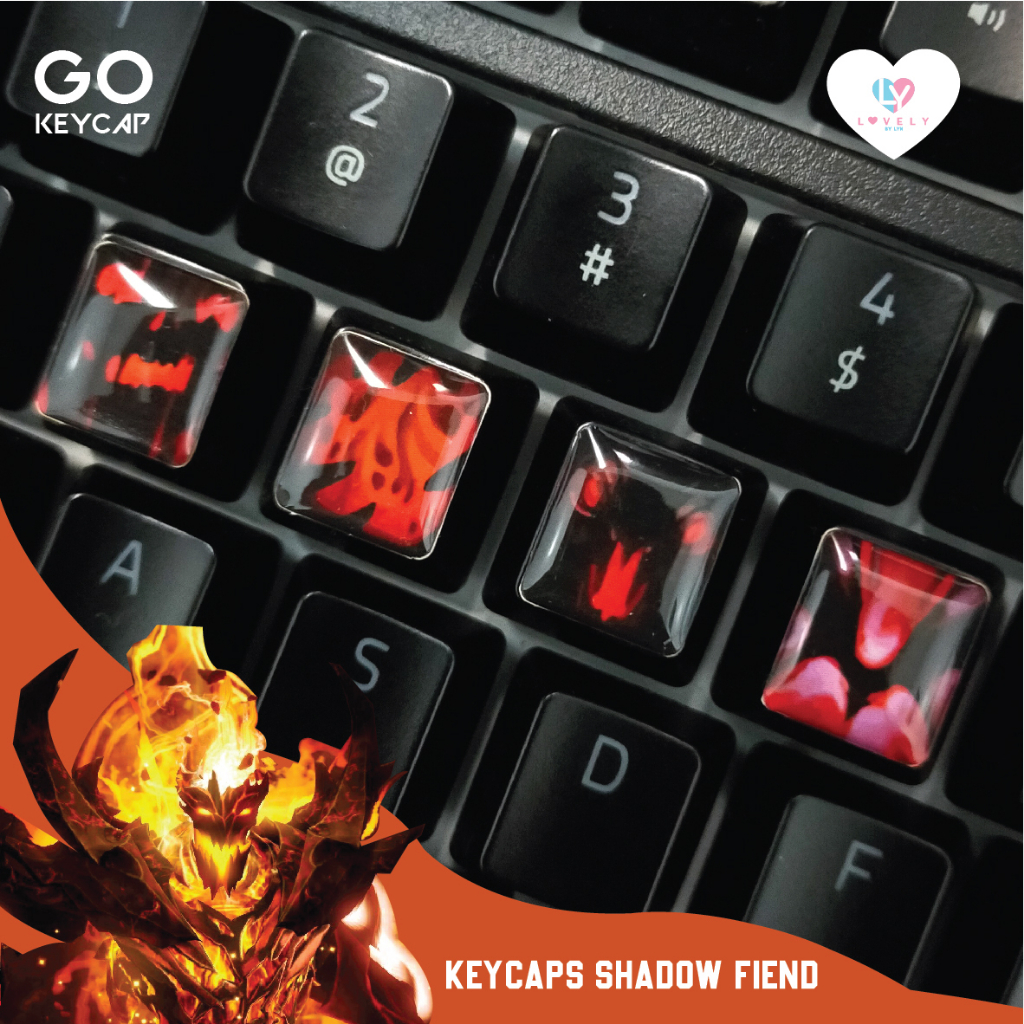Keycaps PBT Dota 2 Shadow Fiend Ability | GO KEYCAPS | Shopee Singapore