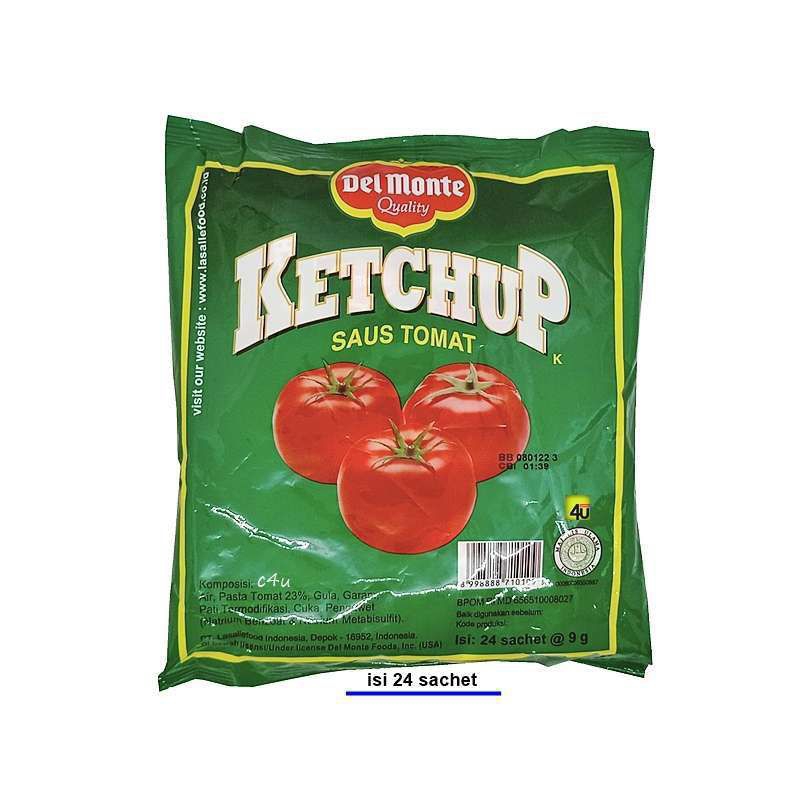 Del MONTE SAUCE TOMATO SACHET CONTAINS 24 SACHETS | Shopee Singapore