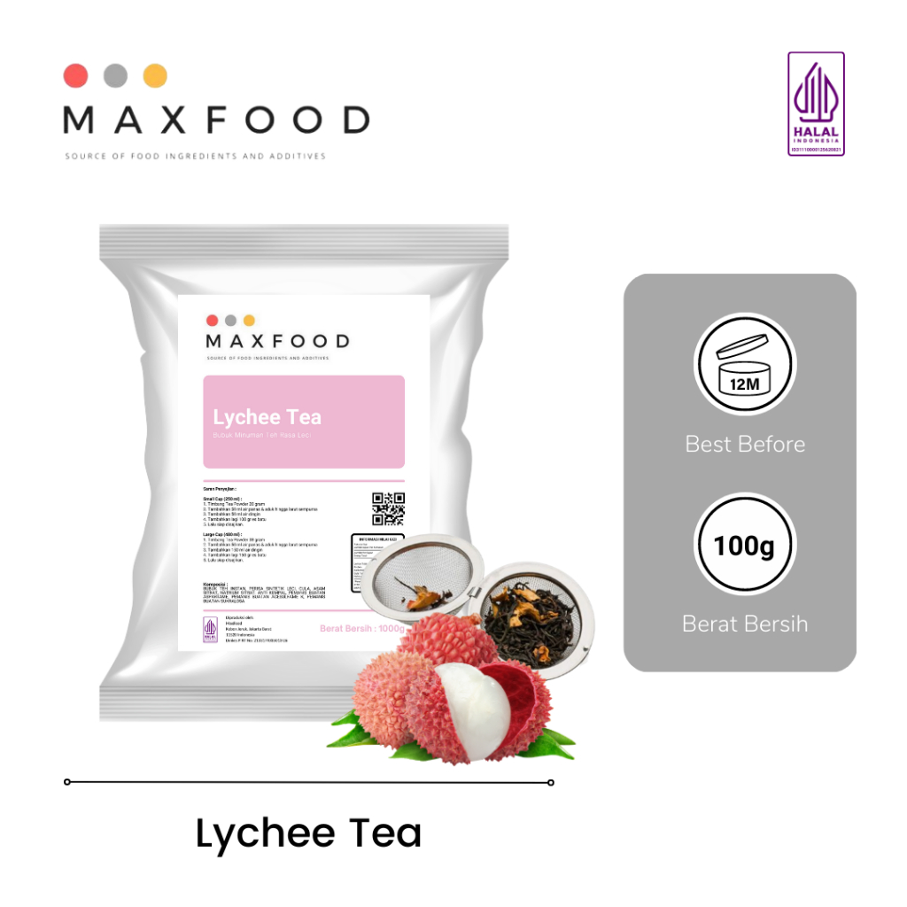 Lychee Tea/ Lychee Tea/ Lychee Tea Drink Powder/ Lychee Tea Powder 100 ...