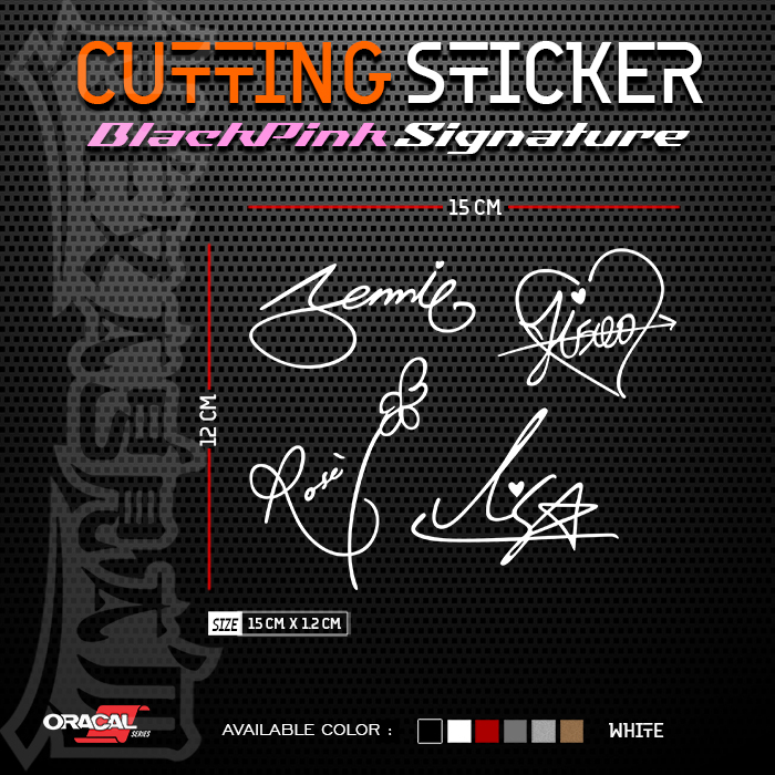 Blackpink Signature Sticker Cutting | Blackpink Signature Cutting ...
