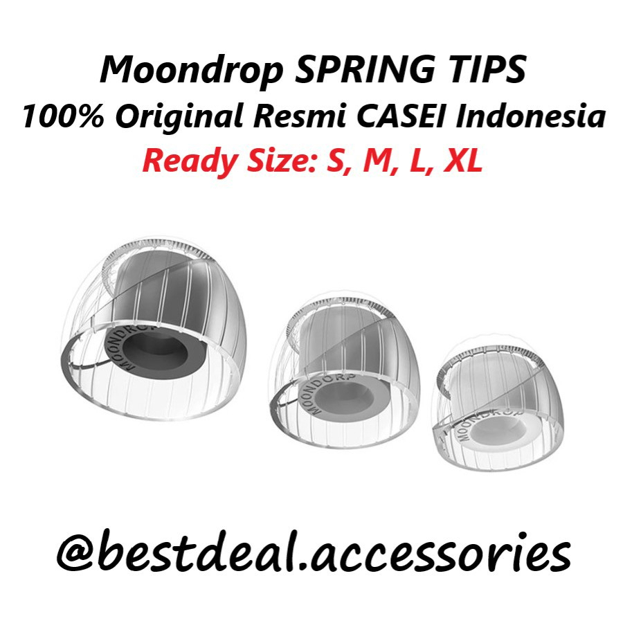 Moondrop Spring Tips (Sp SpinFit Azla Final Eartips Springtips IEM ...