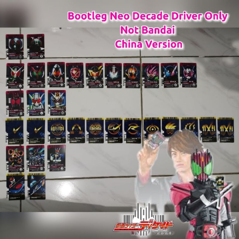 Kamen Rider Decade Recast Bootleg Neo Decade Driver China Version Card ...