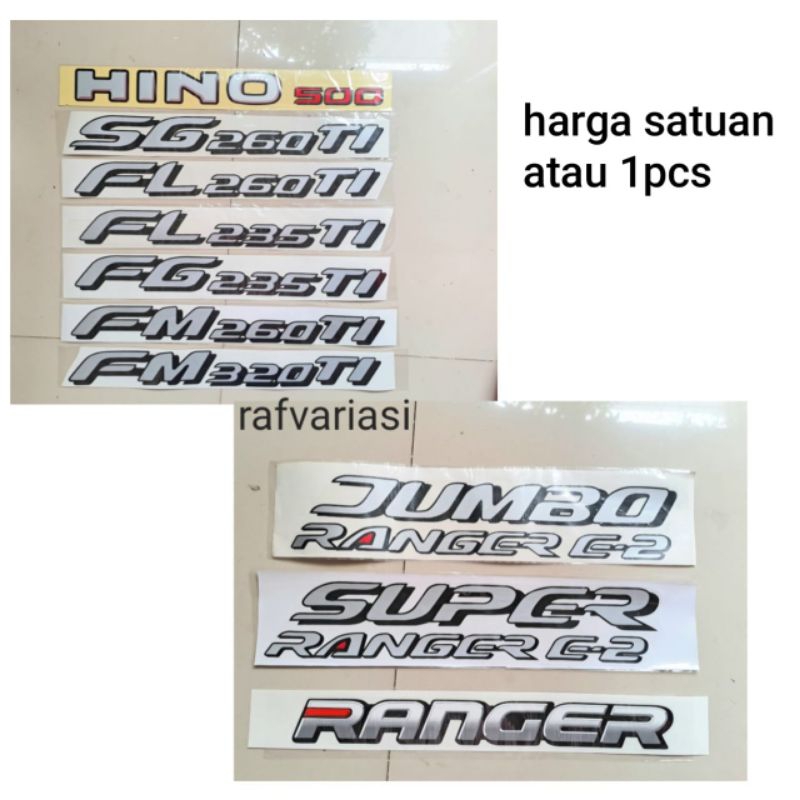 Hino 500 sticker/hino 500 truck sticker hino lohan super ranger/hino ...