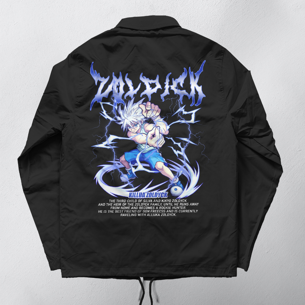 Hunter x Hunter Killua Zoldyck Anime Coach Jacket | Shopee Singapore