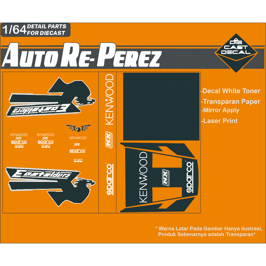 [WHITE Toner] DECAL HOTWHEELS WHITE TONER AUTOREPEREZ - LIVERY NEED FOR ...