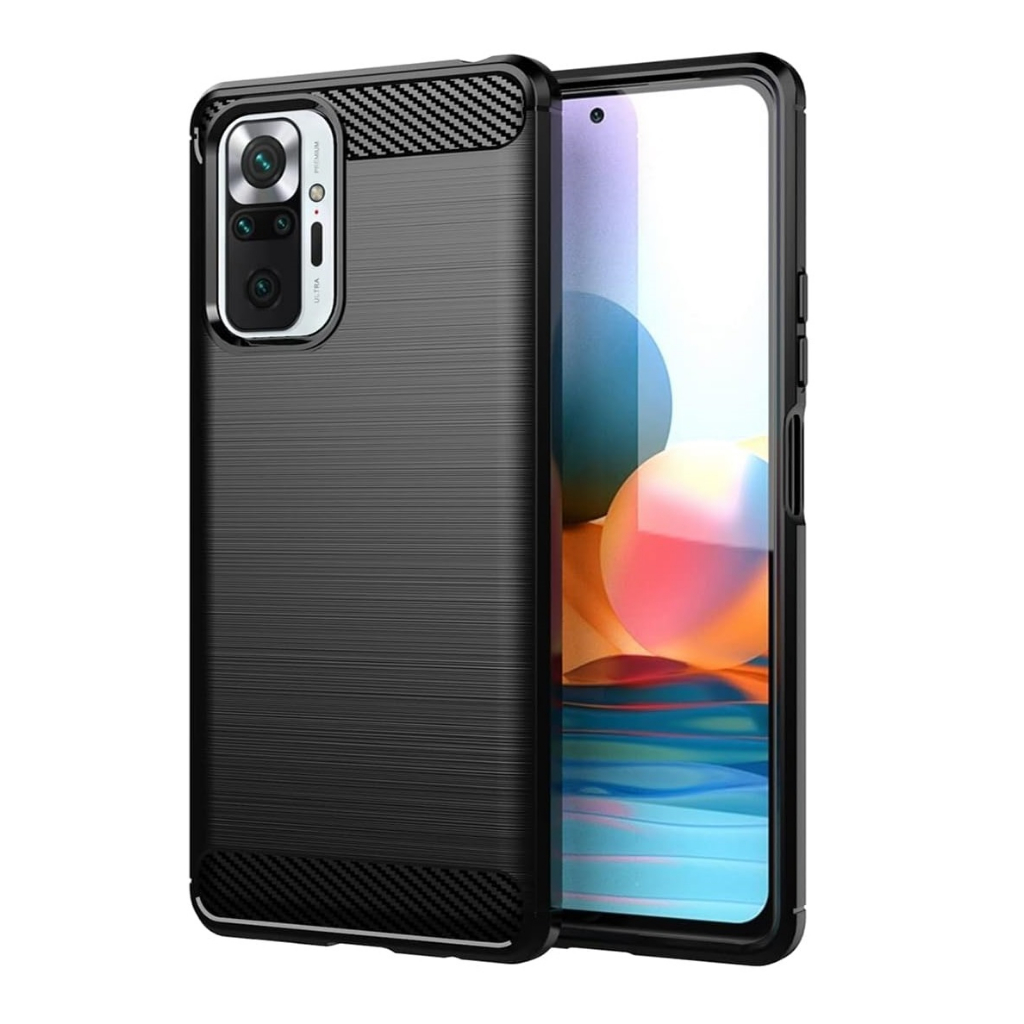 Xiaomi Redmi Note 10 Pro 4G Premium Carbon Fiber Case - (Black ...