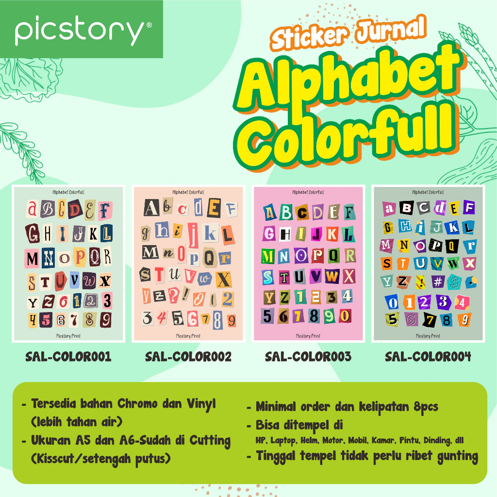 Aesthetic Alphabet Sticker/ Aesthetic Scrapbook Sticker/ Tumblr ...