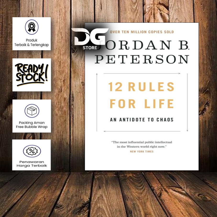 12 Rules For Life - Jordan B. Peterson (English) | Shopee Singapore